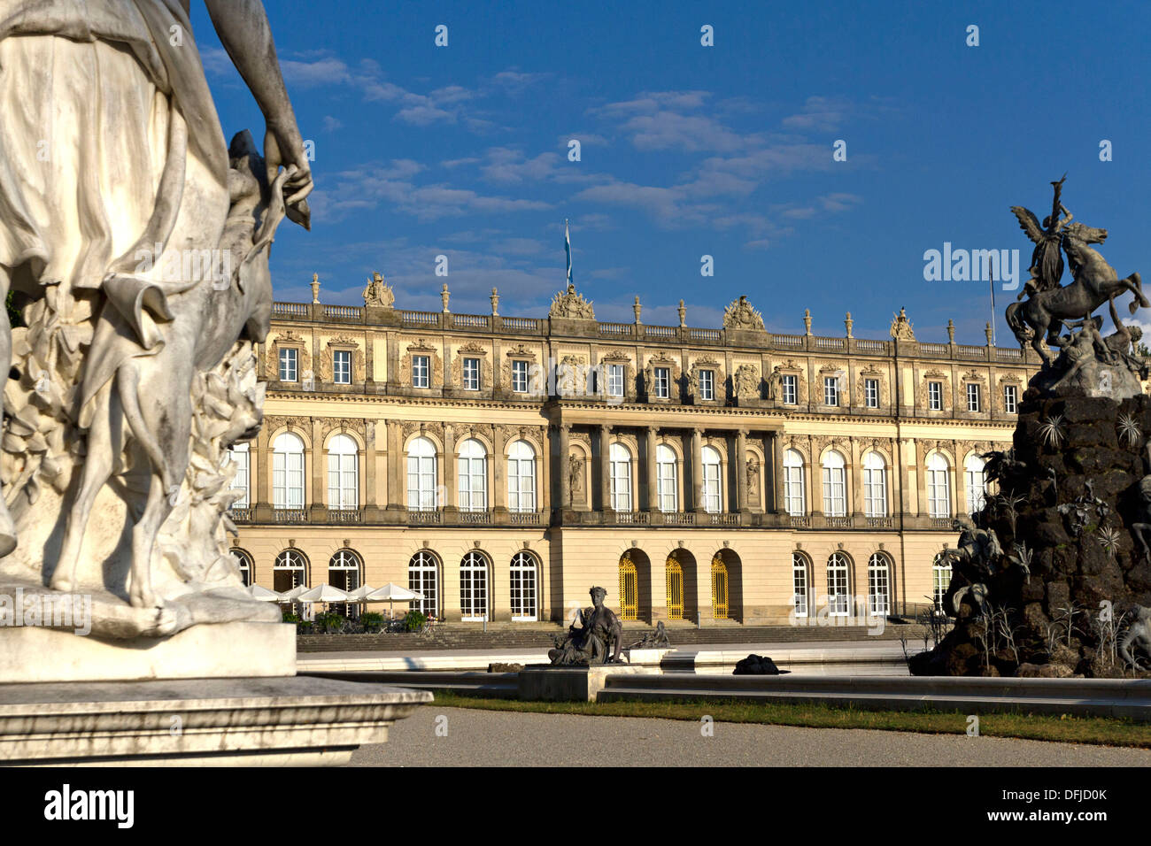 Herrenchiemsee Schloss Palace Fountain Figure, Herreninsel, Chiemsee ...