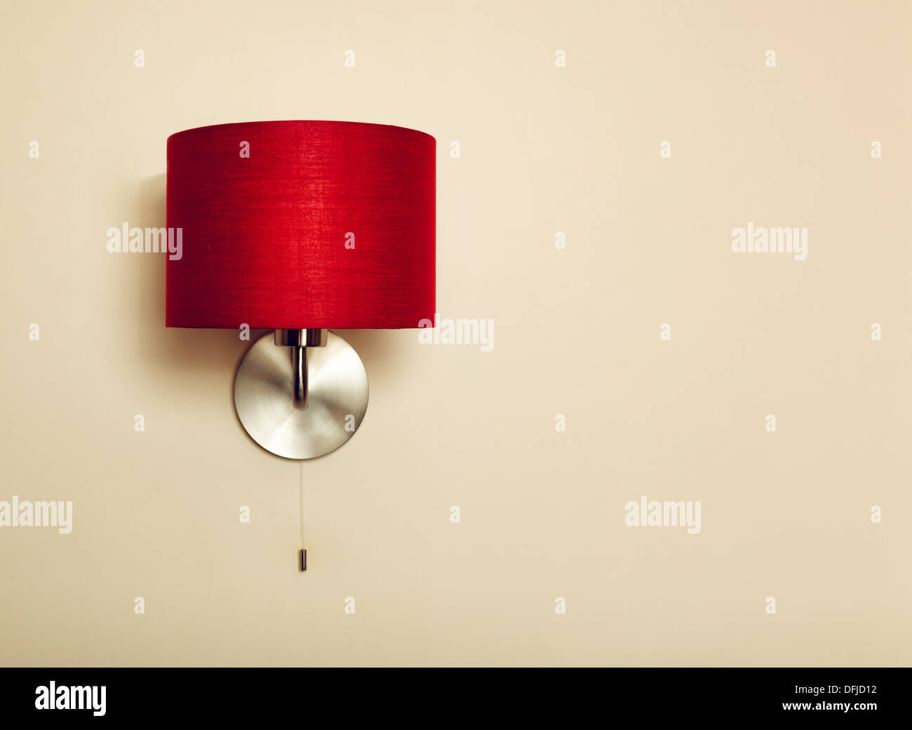 Red wall light hi-res stock photography and images - Alamy