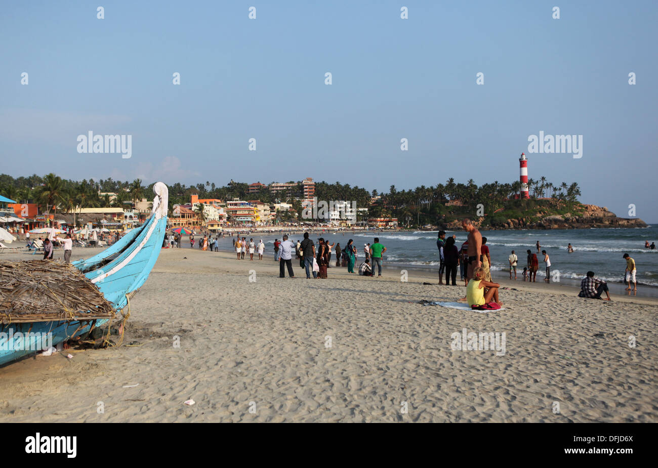 Kovalam, Lighthouse Beach, Malabarian Coast, Malabar, Kerala,India ...