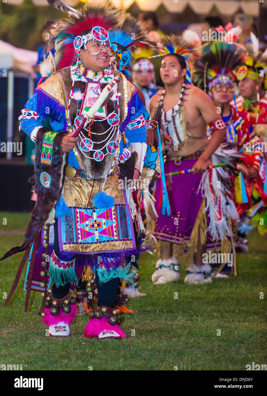 Native Americans takes part at the Barona 43rd Annual Powwow in Barona ...