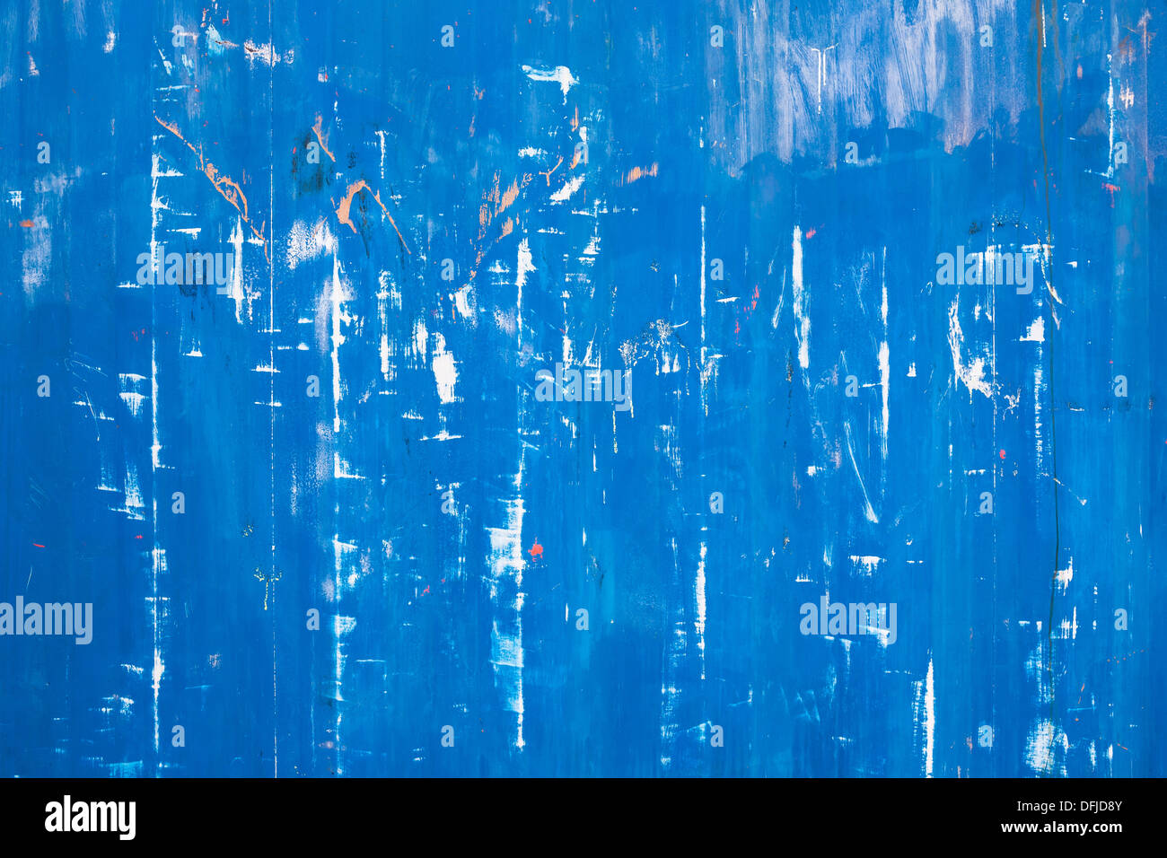 Scratched blue metallic texture Stock Photo - Alamy