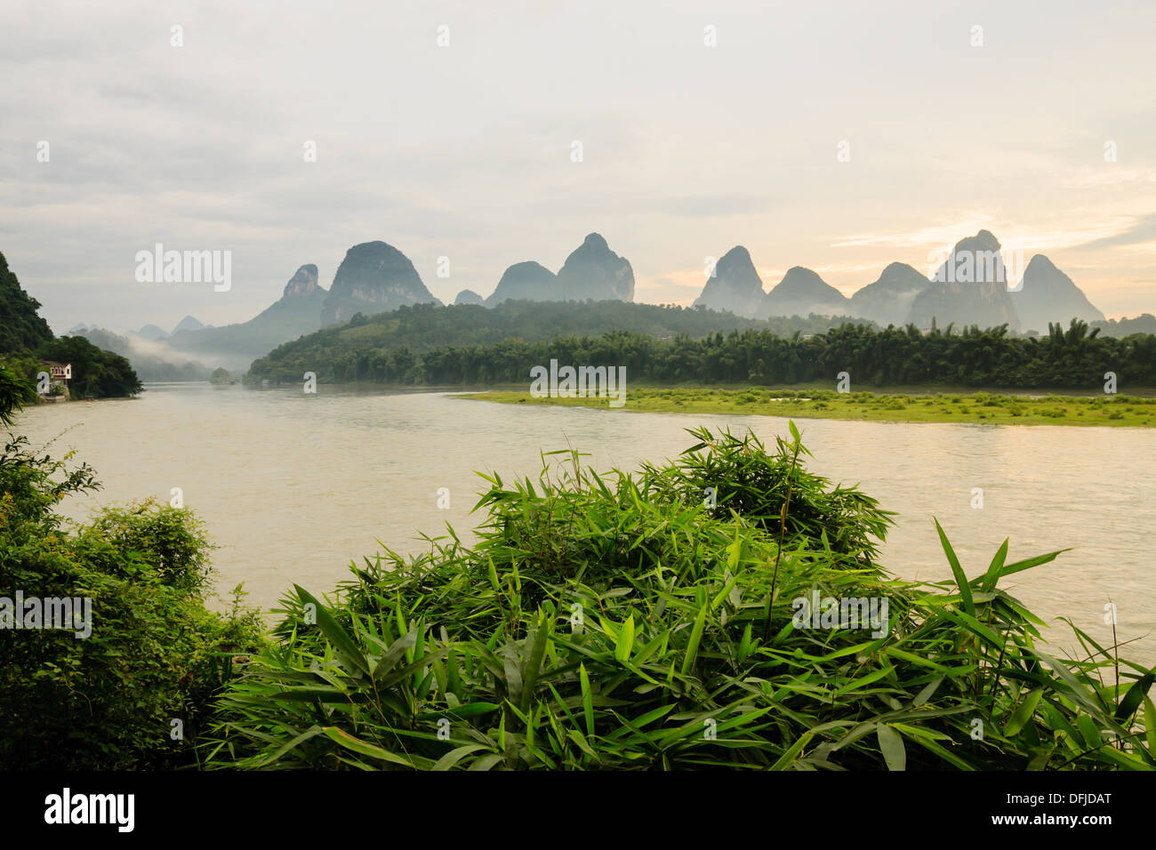 idyllic landscape from li river china Stock Photo - Alamy