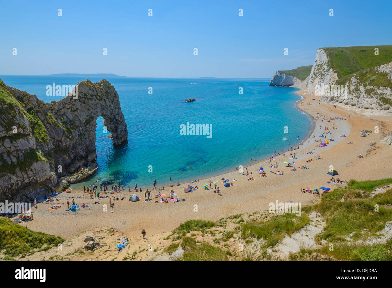 Durdle Door, Jurassic Coast World Heritage Site, Dorset, England Stock ...
