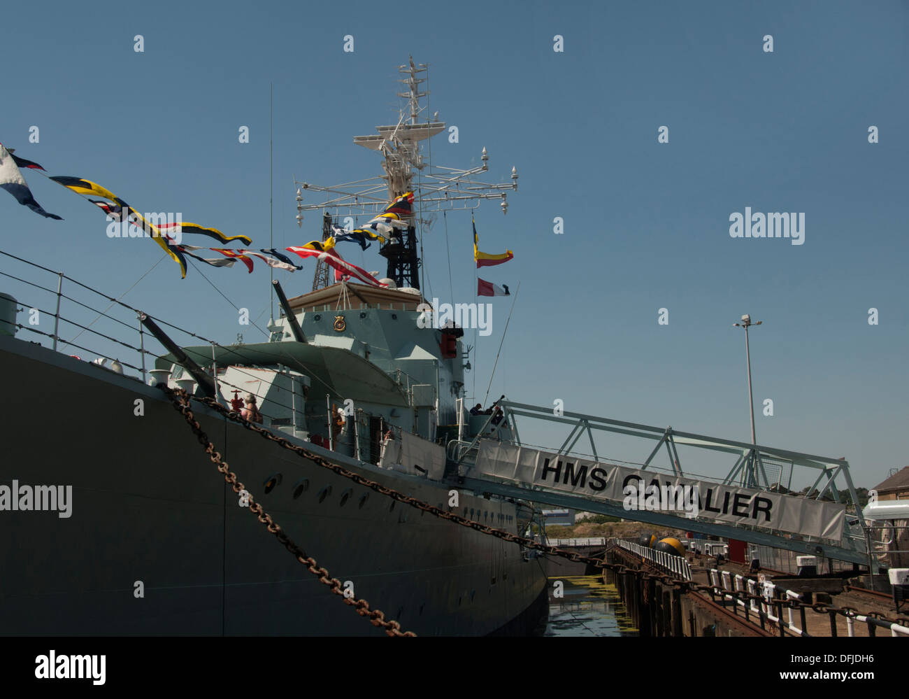 MEDWAY; CHATHAM; HISTORIC DOCKYARD; UPPER SECTION DESTROYER H.M.S ...