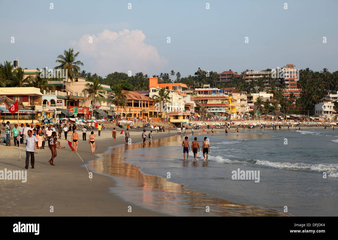Kovalam, Lighthouse Beach, Malabarian Coast, Malabar, Kerala,India ...