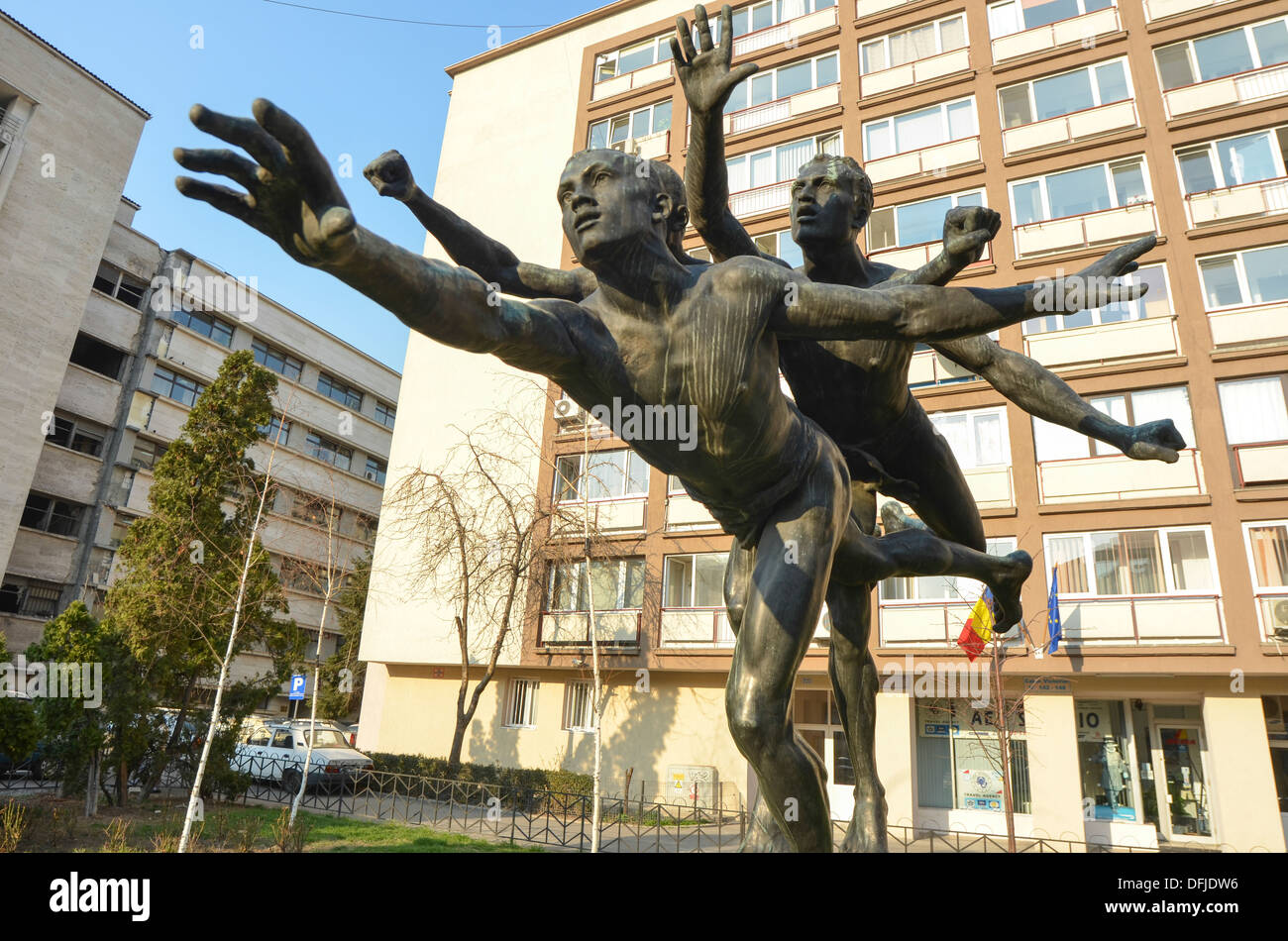 Bucharest, Romania Monument to the fallen on the streets of Bucharest ...