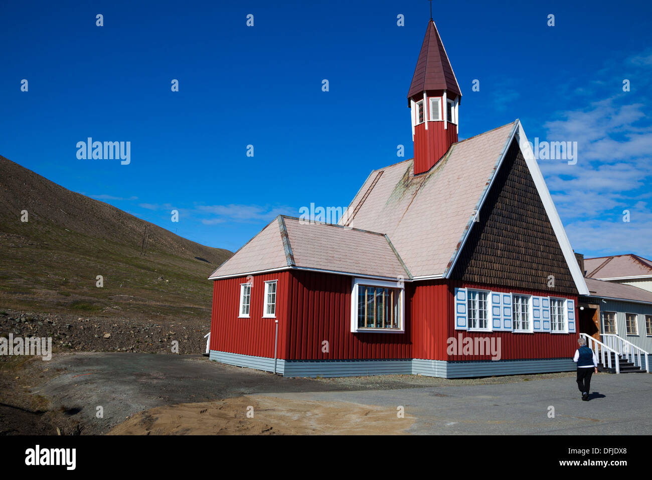 Spitsbergen svalbard longyearbyen church hi-res stock photography and ...