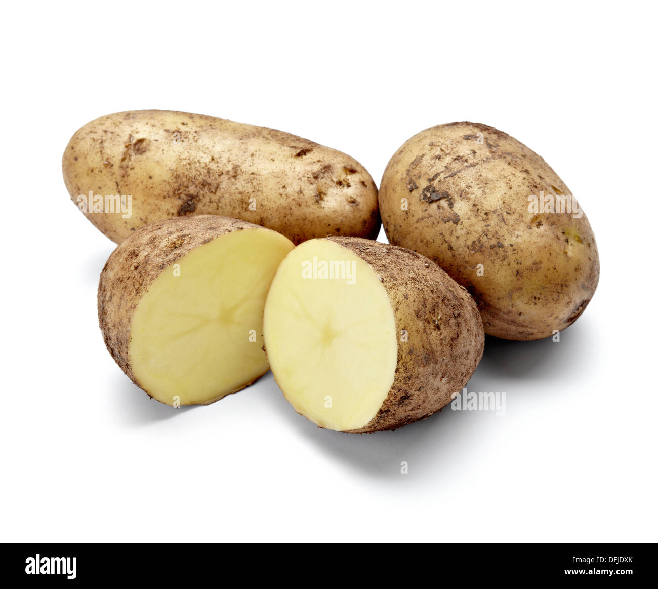 Close up slice raw potato hi-res stock photography and images - Alamy