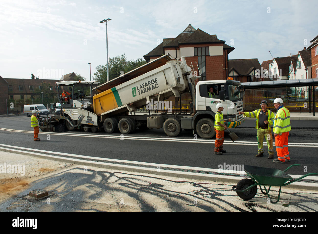 Lafarge Tarmac truck Stock Photo - Alamy
