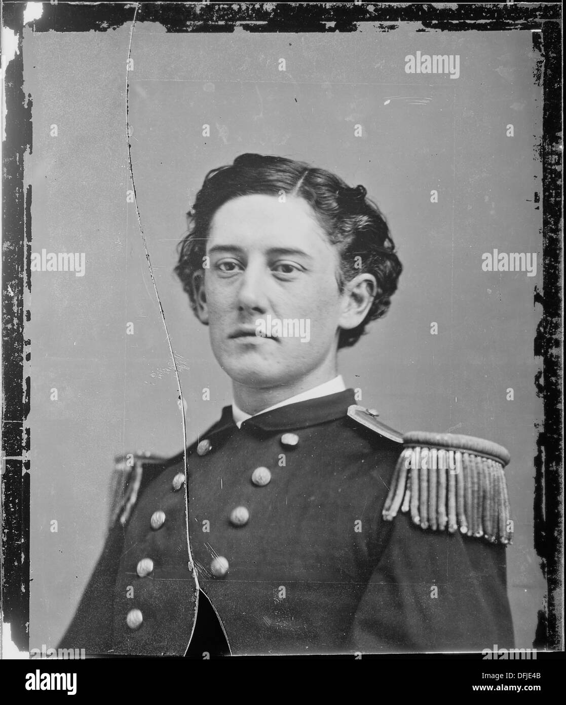 A historical photograph of Lieutenant W.R. Cooper, showcasing his ...