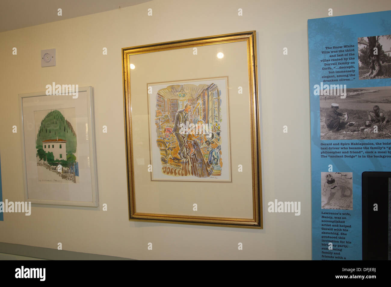 The Gerald Durrell Story Exhibition The painting is of Thedore ...