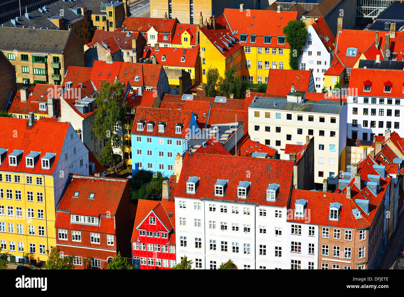 Residential buildings in Copenhagen, Denmark Stock Photo - Alamy