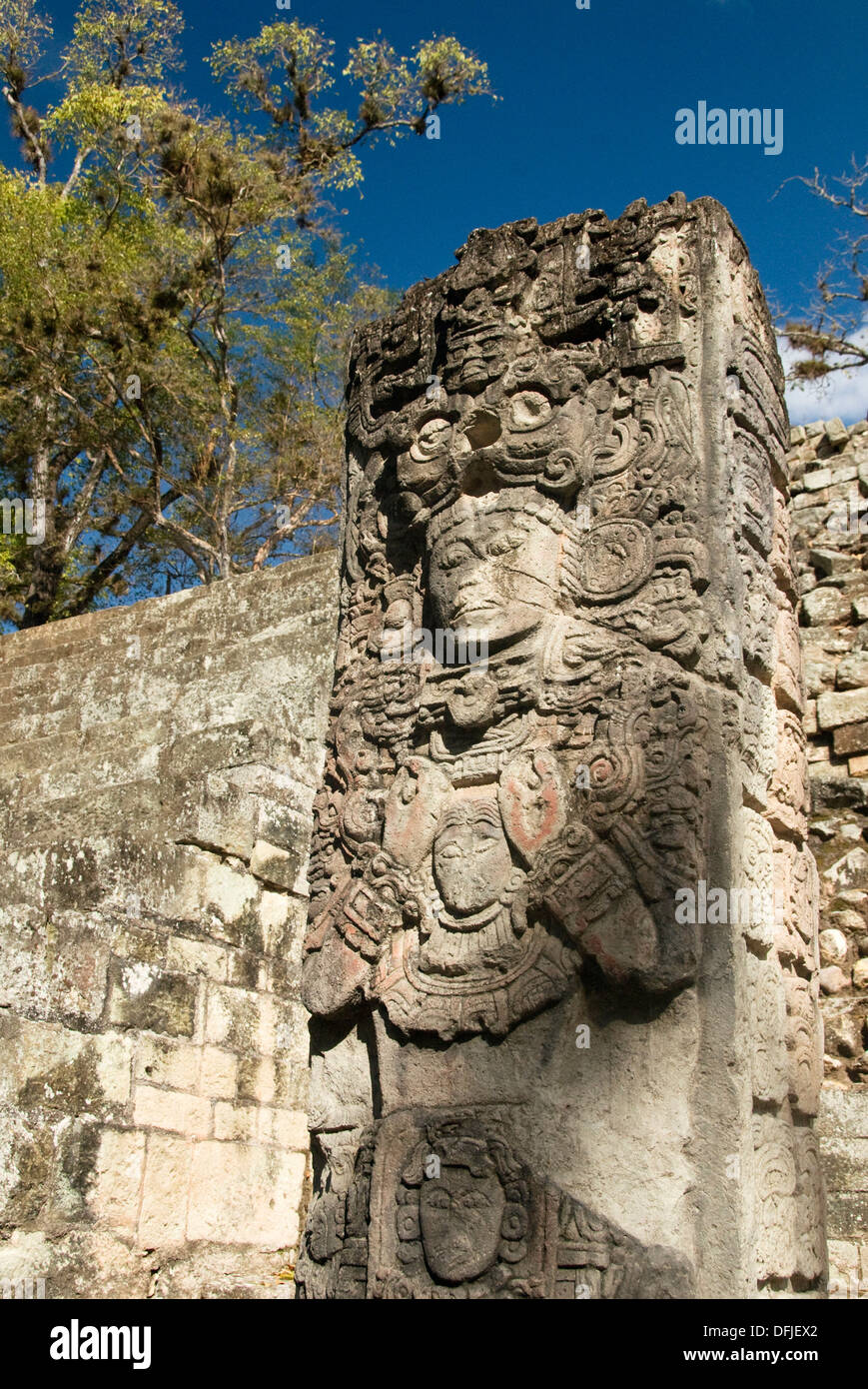 Mayan art copan ruinas copan honduras hi-res stock photography and ...