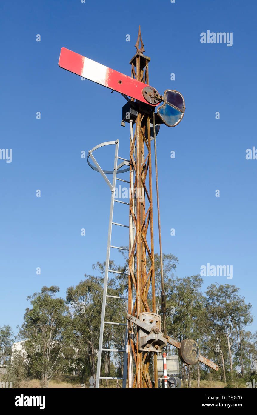 Railway colour light signal hi-res stock photography and images - Alamy