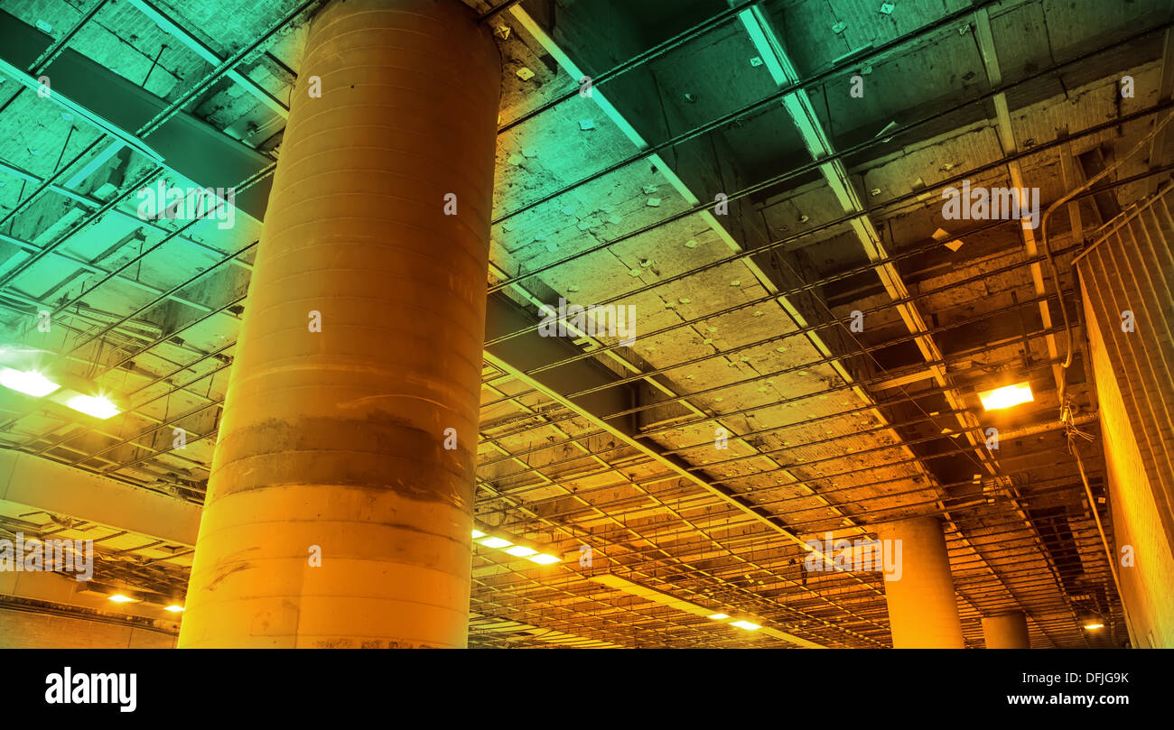 A construction site below a bridge in Cologne, Germany Stock Photo - Alamy