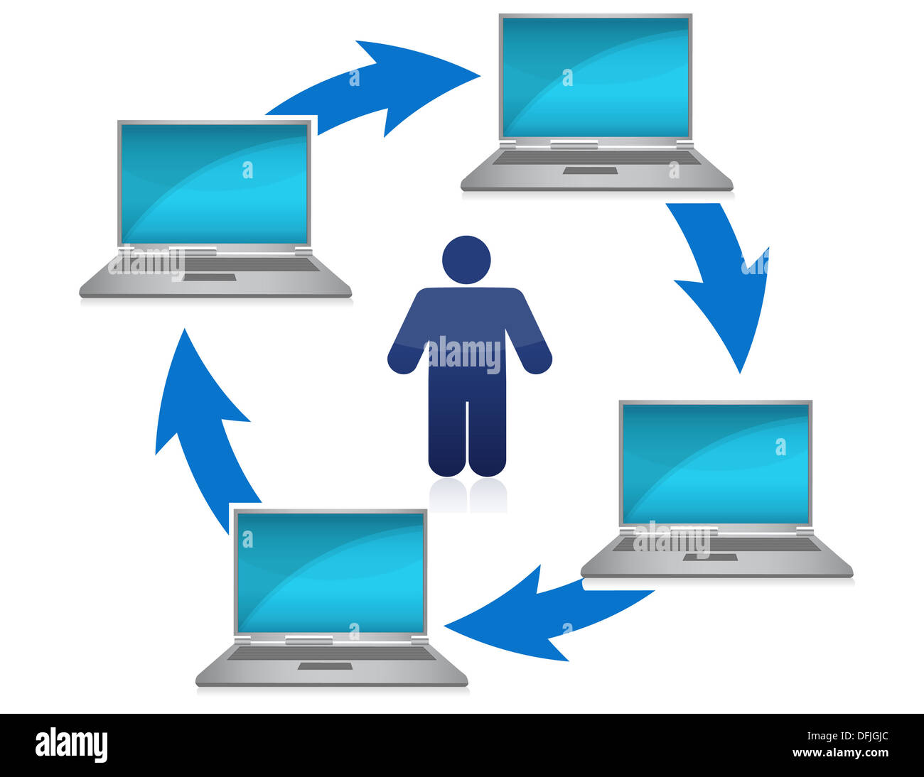 communication concept illustration design Stock Photo - Alamy