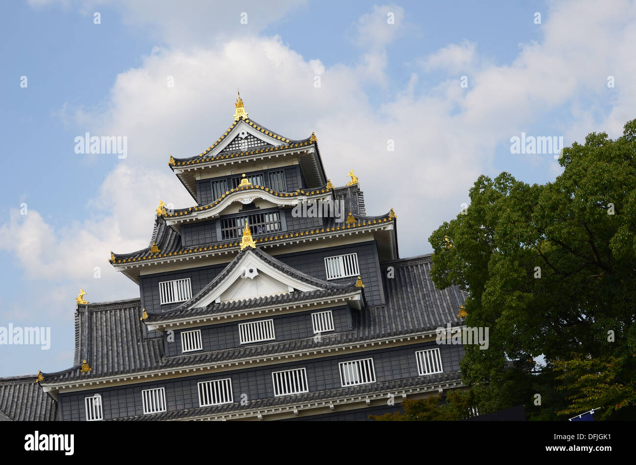 Okayama Castle in Japan Stock Photo - Alamy