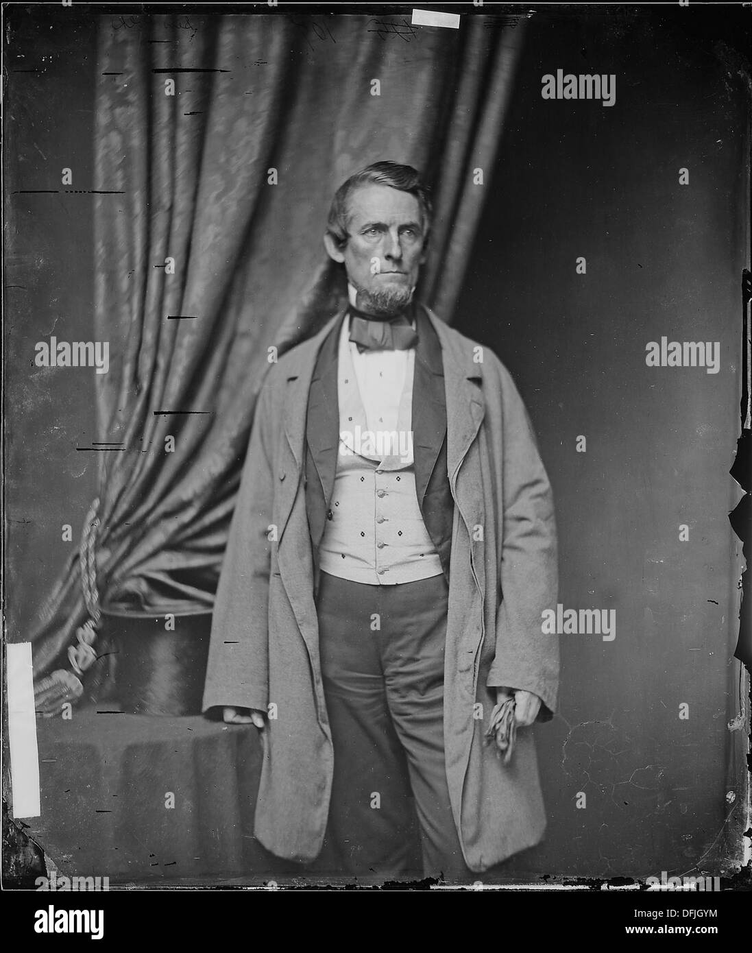 A portrait of Hon. Trusten Polk, a historical figure from Missouri ...