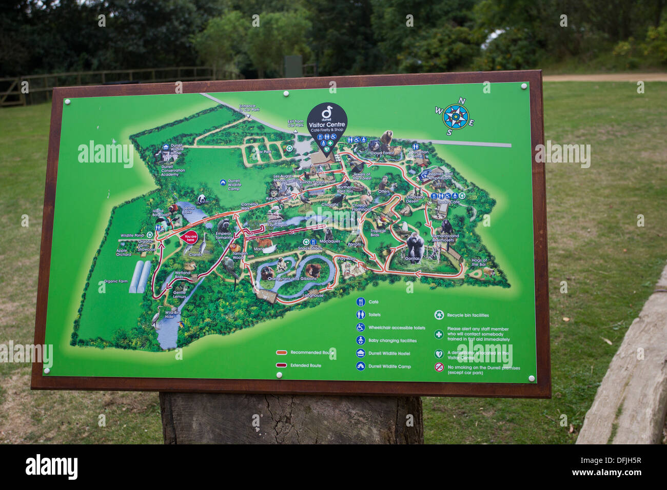 Durrell Wildlife Conservation Trust Stock Photo - Alamy