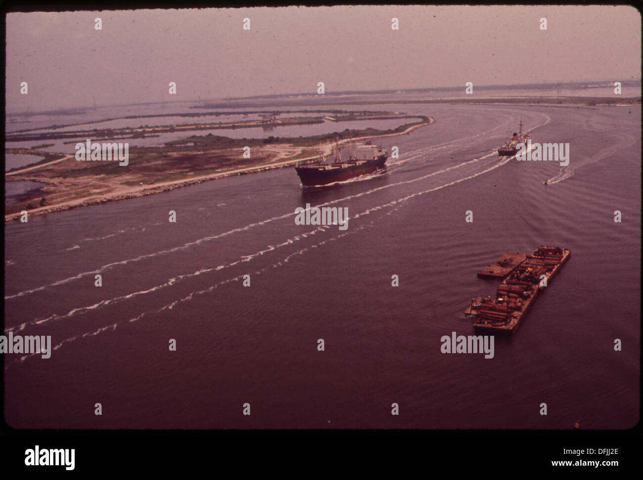 The Houston Ship Channel is a vital waterway for commercial shipping ...