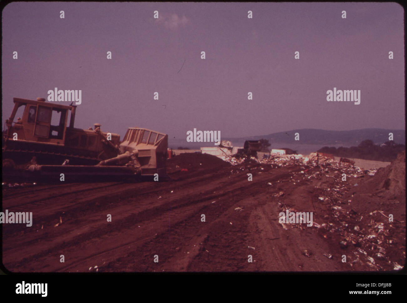 In the Croton landfill operation along the Hudson River, garbage is ...