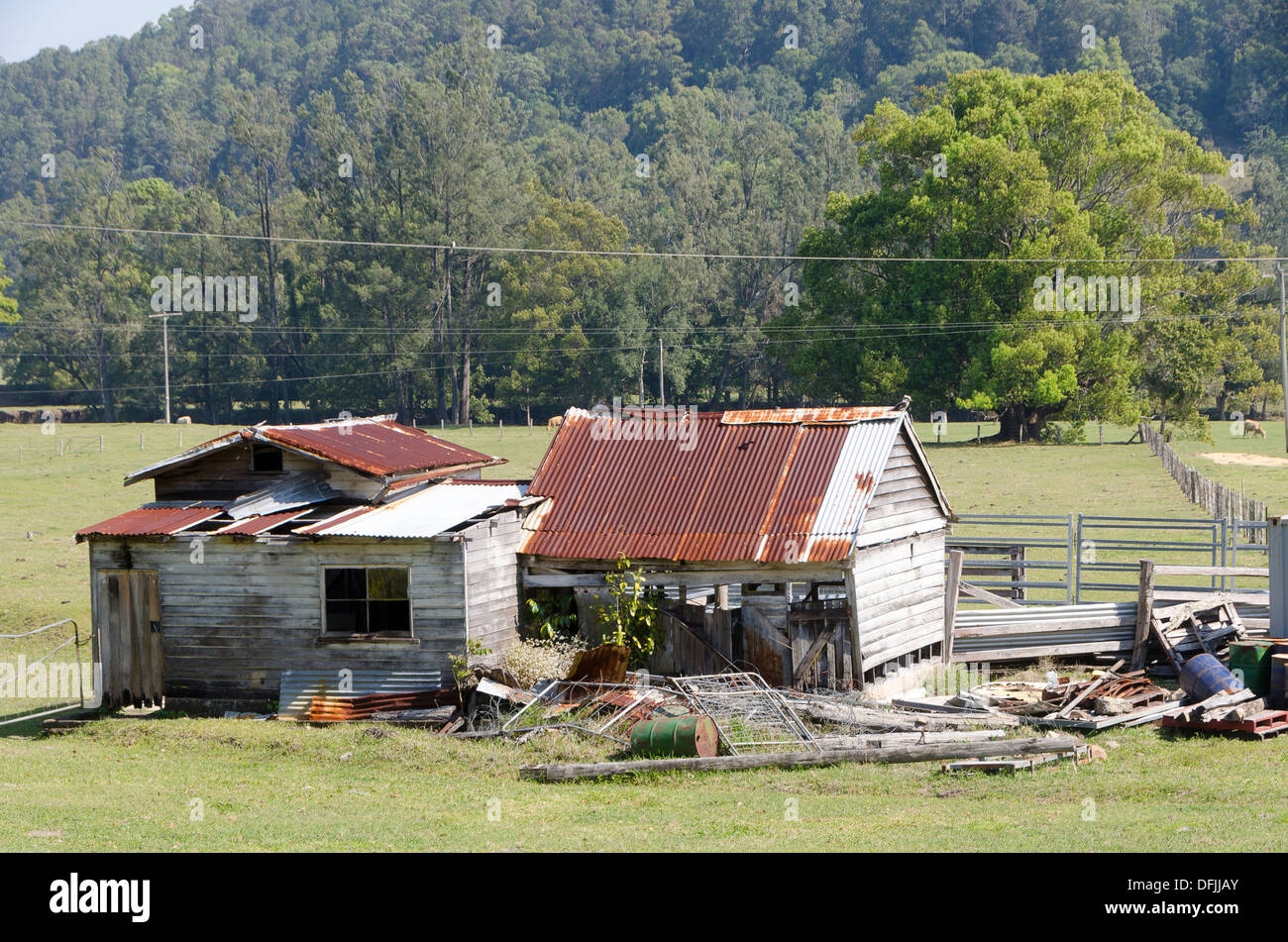 Old farm house, Numinbah Valley, near Surfers Paradise, Queensland ...
