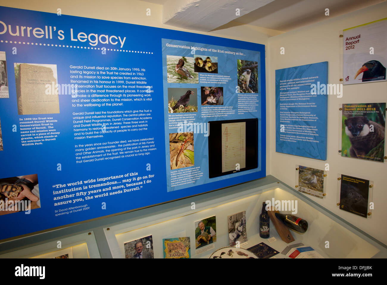 Durrell Wildlife Conservation Trust The Gerald Durrell Story Exhibition ...