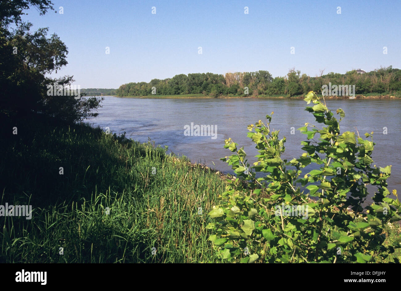 Missouri River, Council Bluffs, Iowa, USA Stock Photo - Alamy