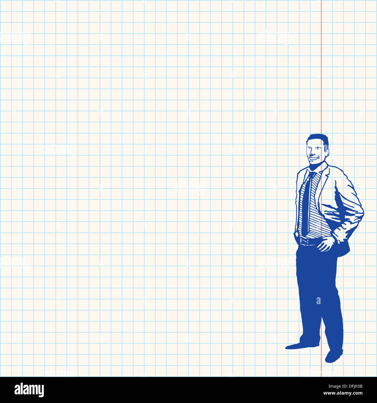 Grid paper drawing hi-res stock photography and images - Alamy