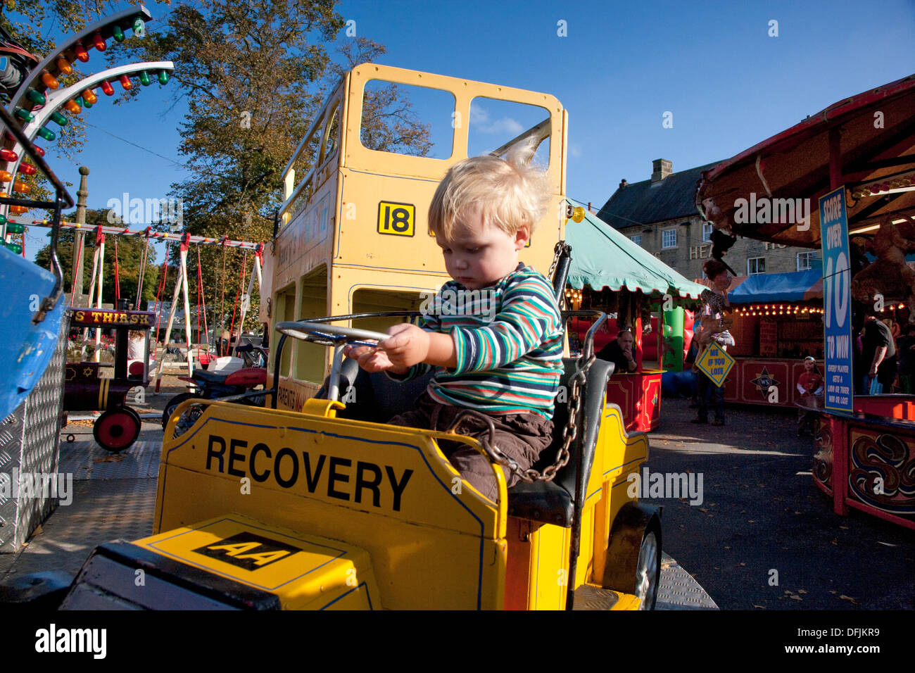 Fun fair roundabout hi-res stock photography and images - Alamy