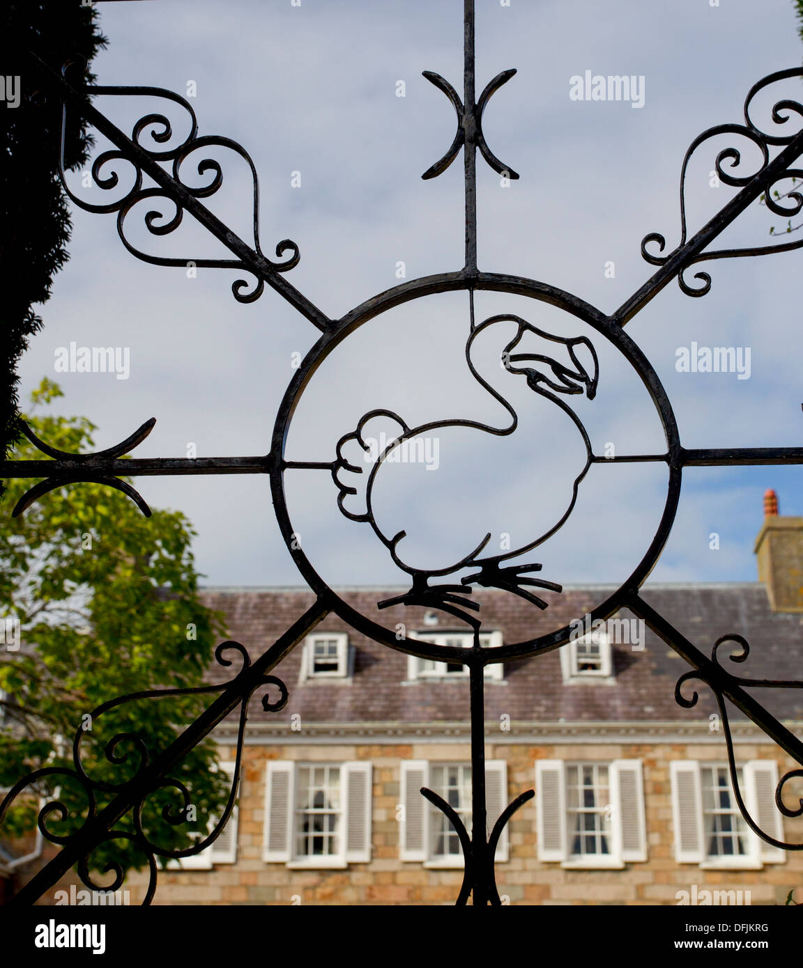 Durrell Wildlife Conservation Trust Les Augres Manor and DoDo wrought ...