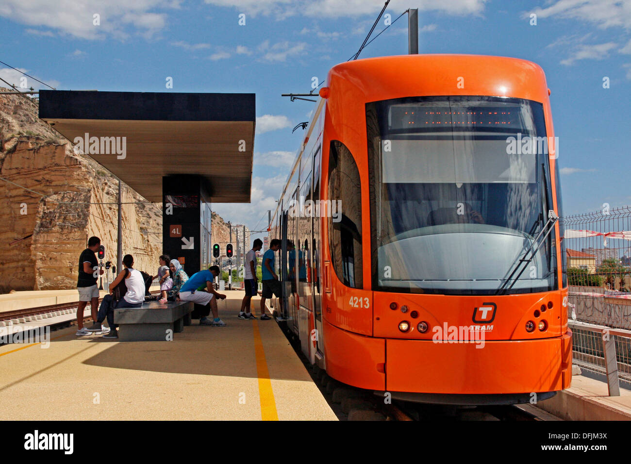 Alicante Tram Stock Photos & Alicante Tram Stock Images - Alamy