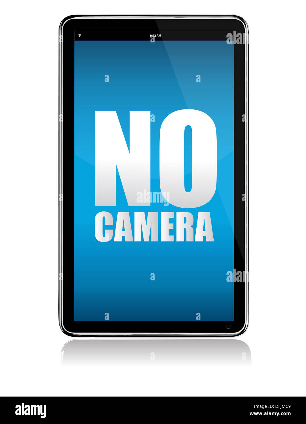 Tablet - no multitasking Stock Photo - Alamy