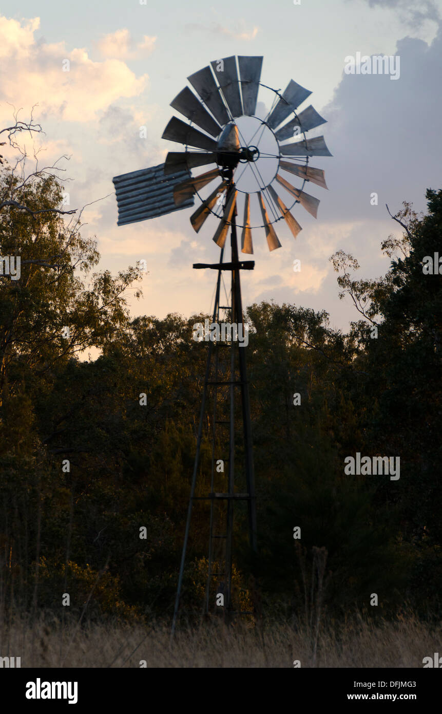 Australian old windmill hi-res stock photography and images - Alamy