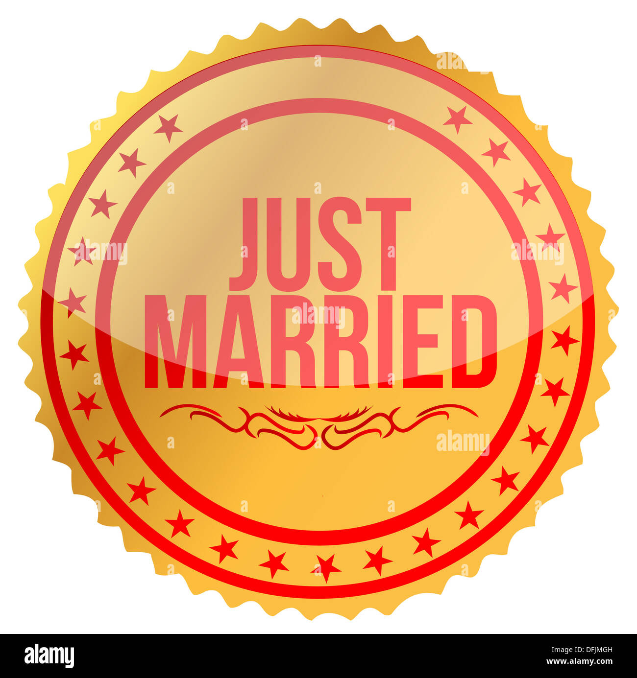 Just married seal hi-res stock photography and images - Alamy