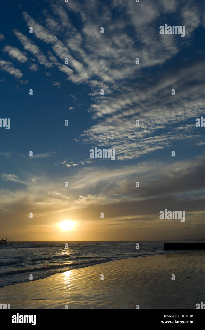 Sunset, West Pier, Brighton, UK Stock Photo - Alamy