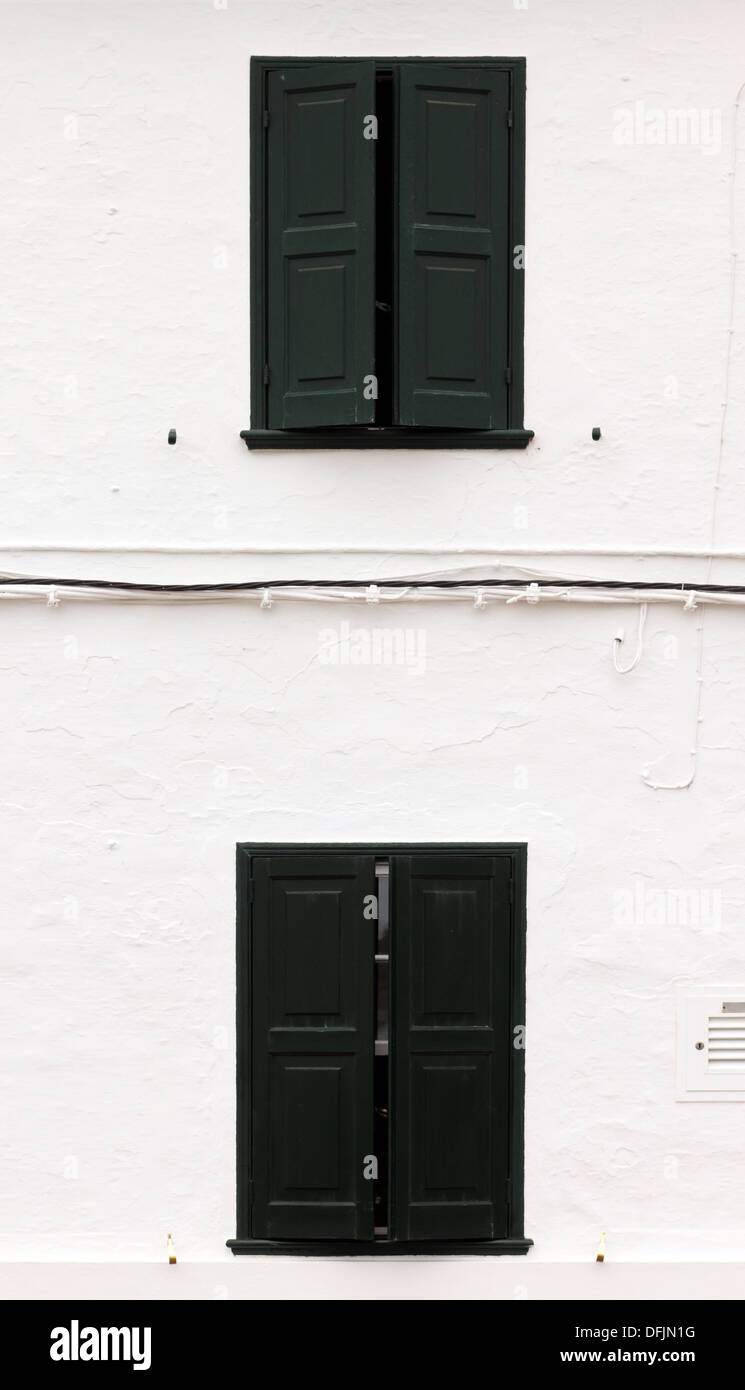 Dark green shutters hi-res stock photography and images - Alamy