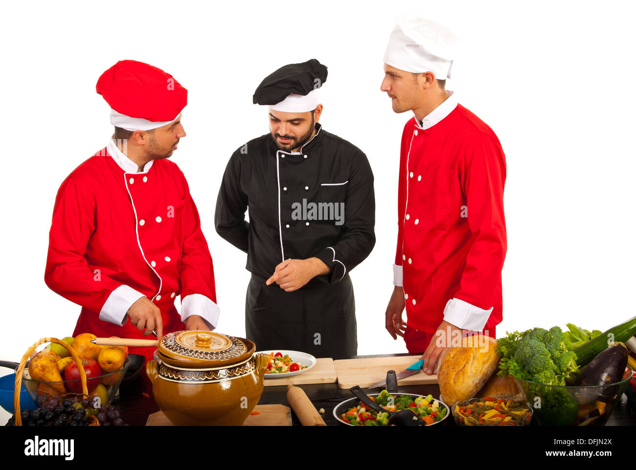 Professional chef teaching students hi-res stock photography and images ...