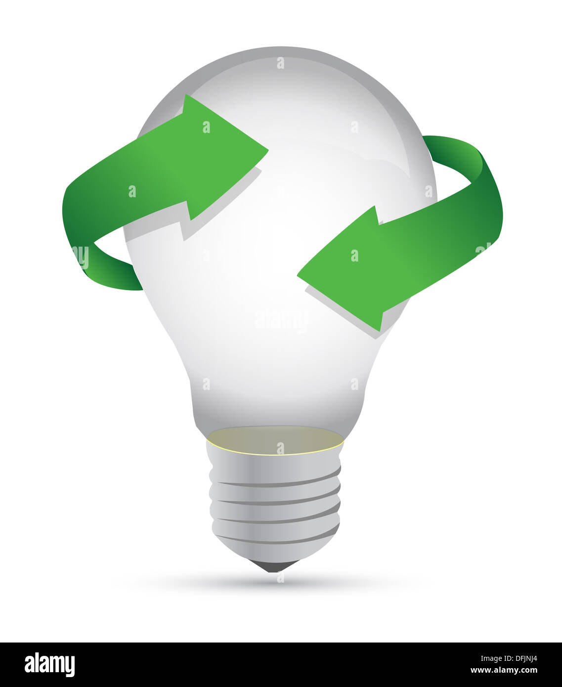 ideas in process lightbulb concept illustration design Stock Photo - Alamy