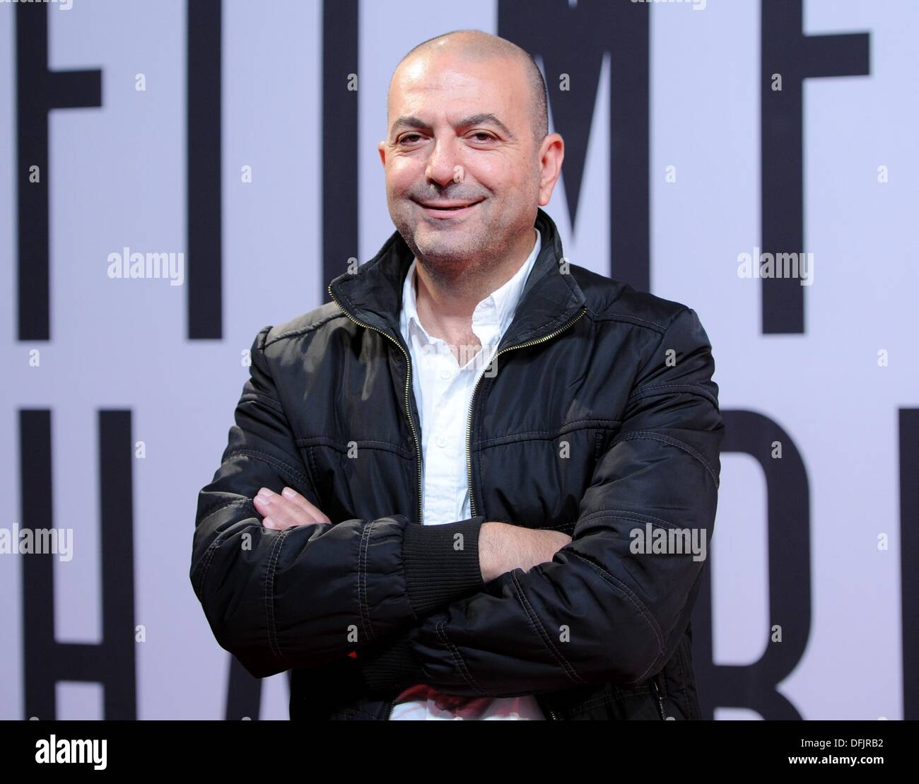 Hamburg, Germany. 05th Oct, 2013. Director Hany Abu-Assad arrives for ...