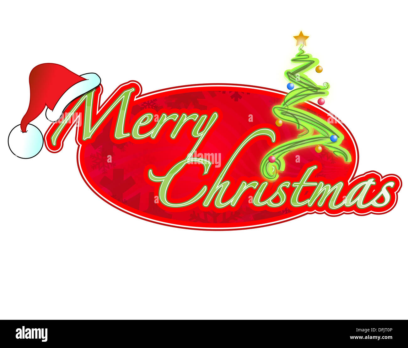 Christmas sign illustration design isolated over a white background ...