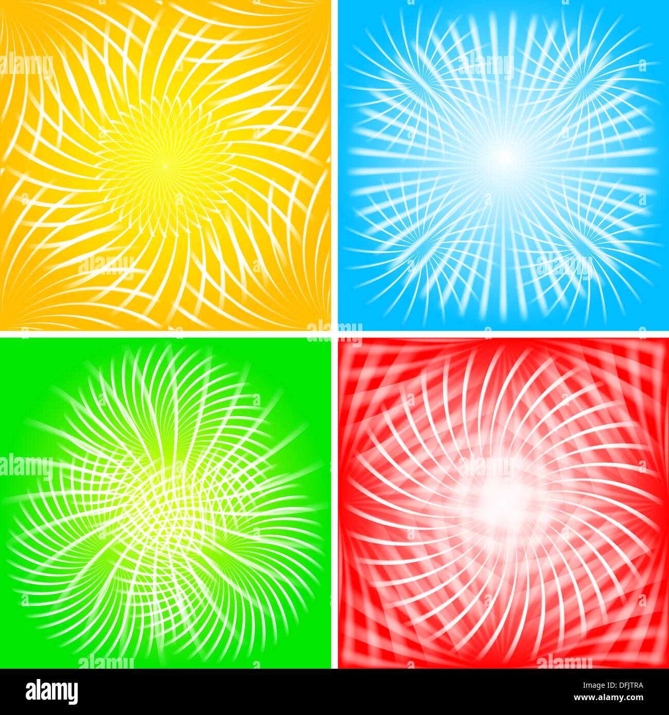 Set of beams backgrounds - eps 10 Stock Photo - Alamy