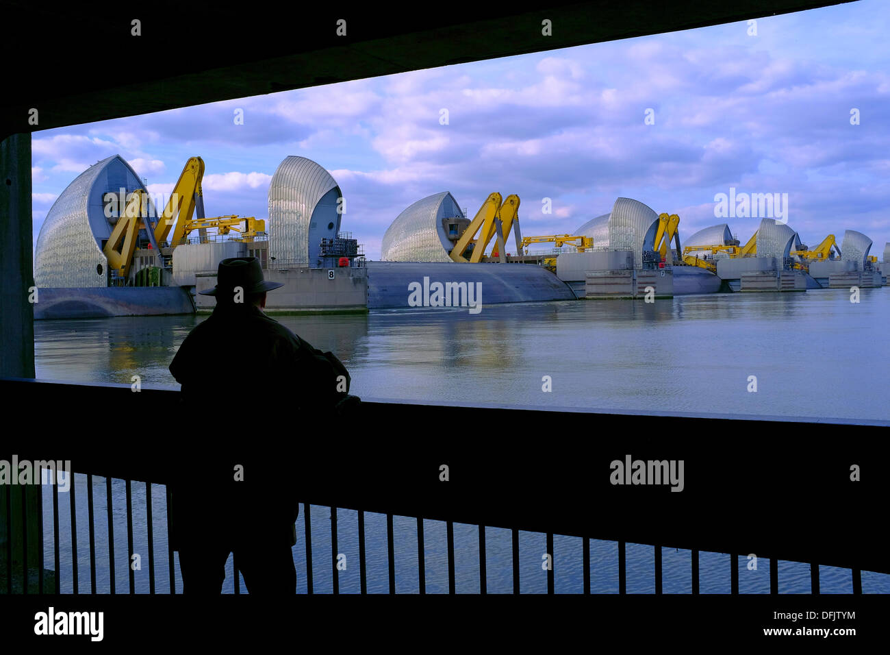 Thames Barrier Closed High Resolution Stock Photography and Images - Alamy