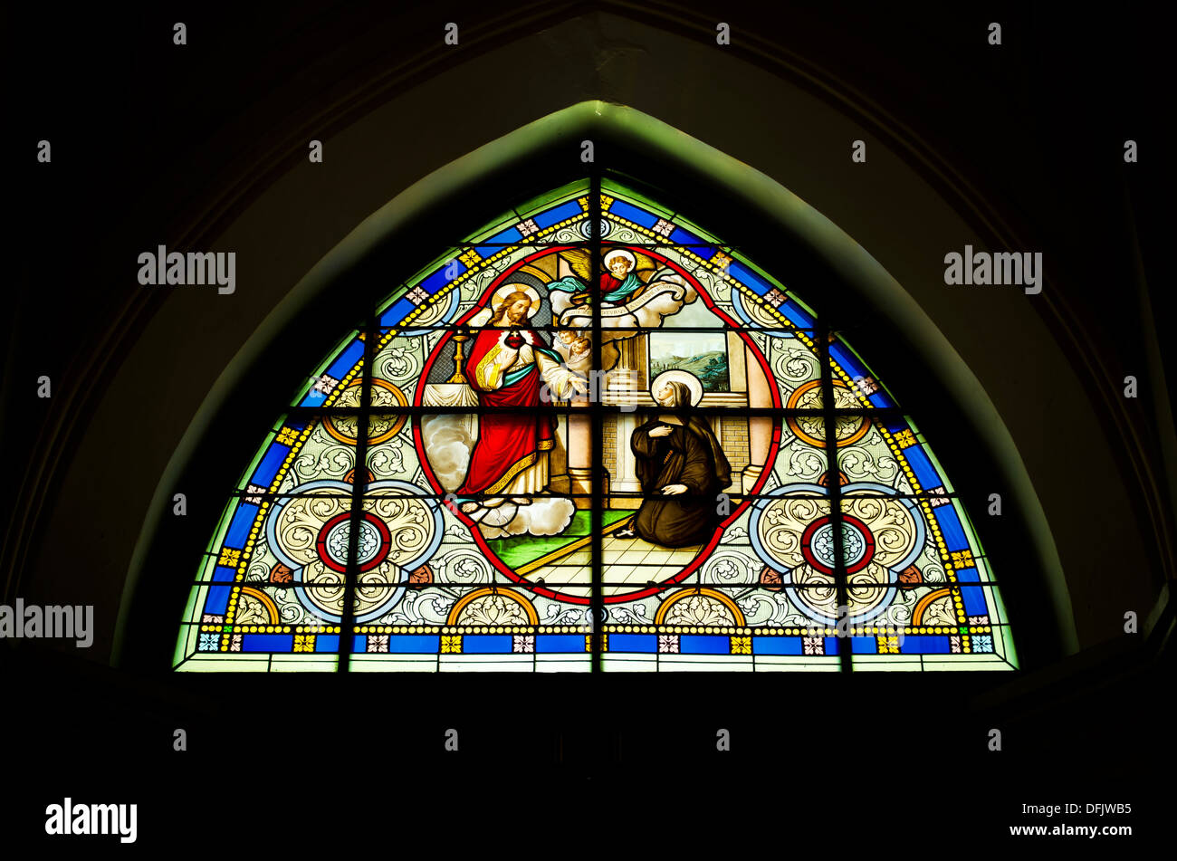 Christ paint cross church hi-res stock photography and images - Alamy