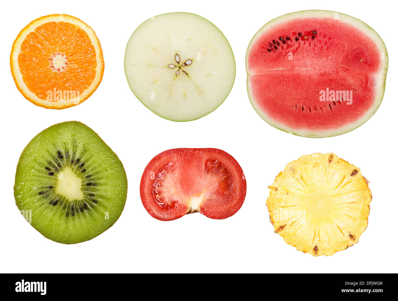 slice of fruits Stock Photo - Alamy
