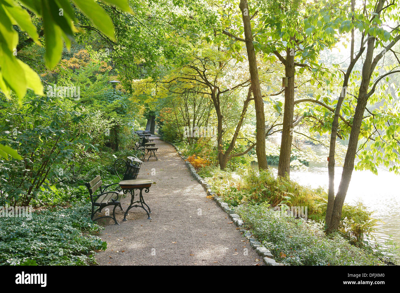 Wroclaw Botanical Garden in autumn Stock Photo - Alamy