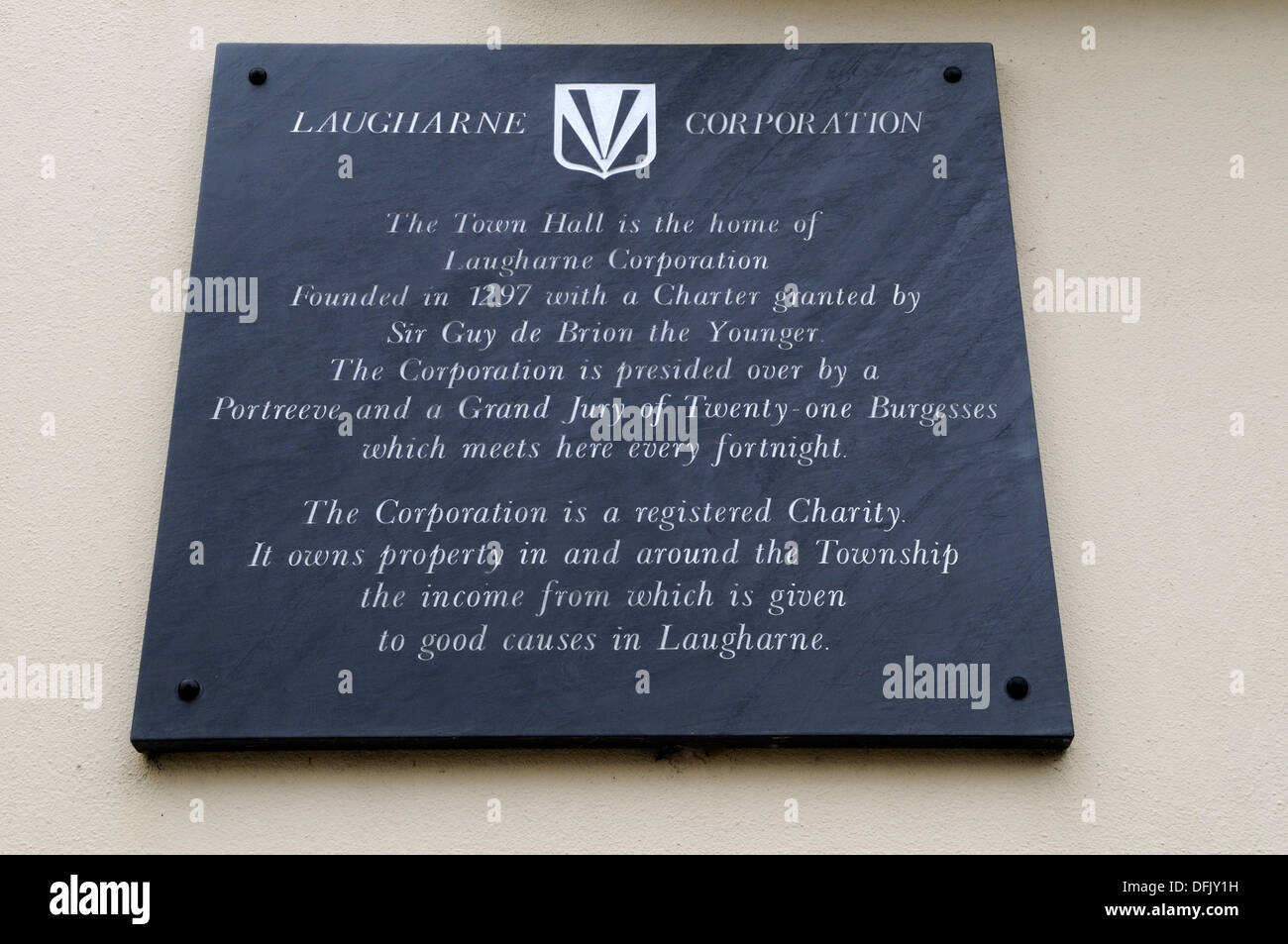 Laugharne corporation hi-res stock photography and images - Alamy