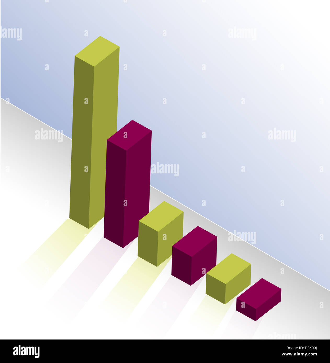 Colorful graph illustration design background Stock Photo - Alamy