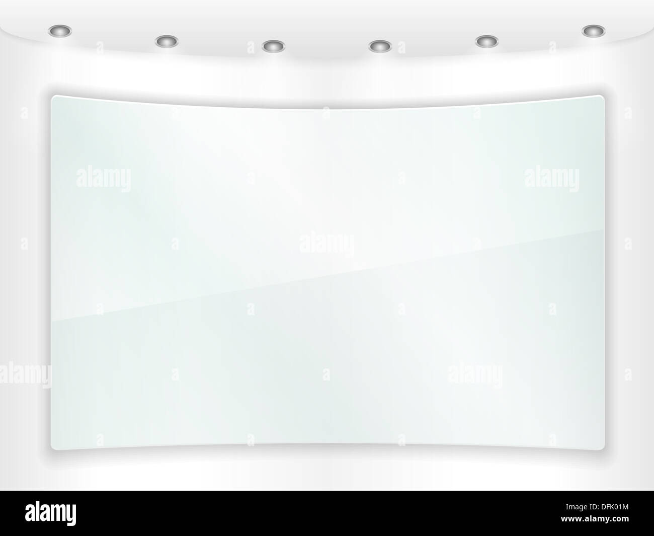 Transparent glass frame Stock Photo - Alamy