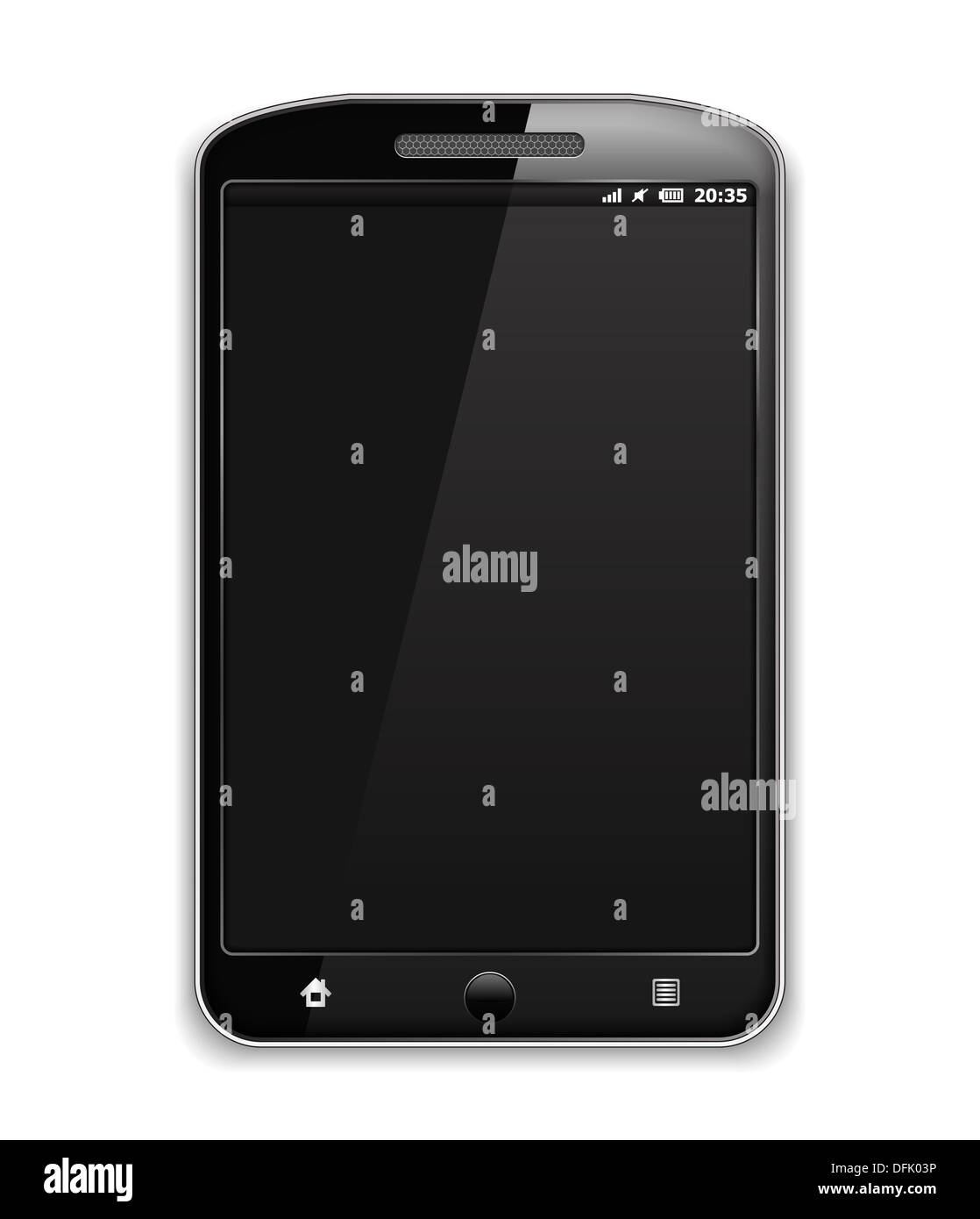 Modern black smart phone Stock Photo - Alamy
